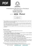 SMC 2014 Answer | PDF | Mathematics | Competition