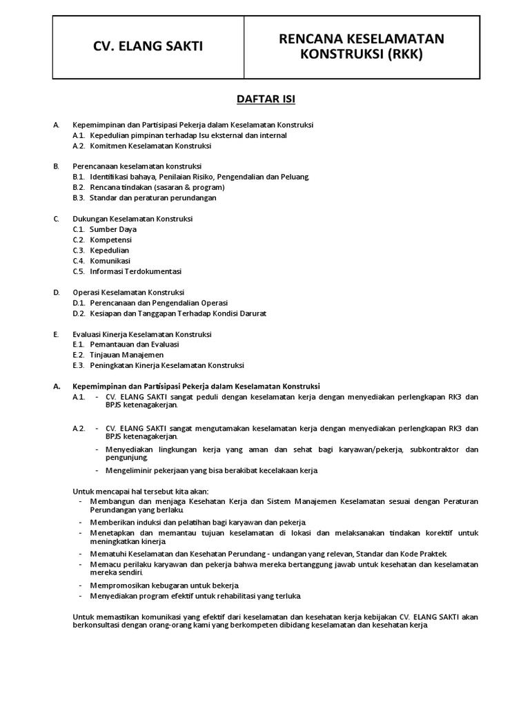 RKK Man Karimun | PDF