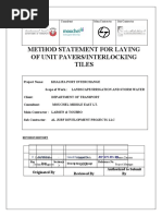 Method Statement For Interlock Works | PDF | Personal Protective Equipment | Engineering