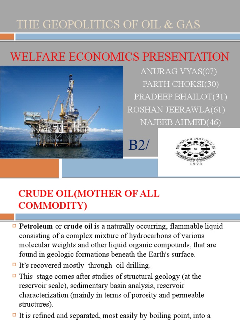 Crude Oil & Geopolitics | PDF | Petroleum | Petroleum Industry