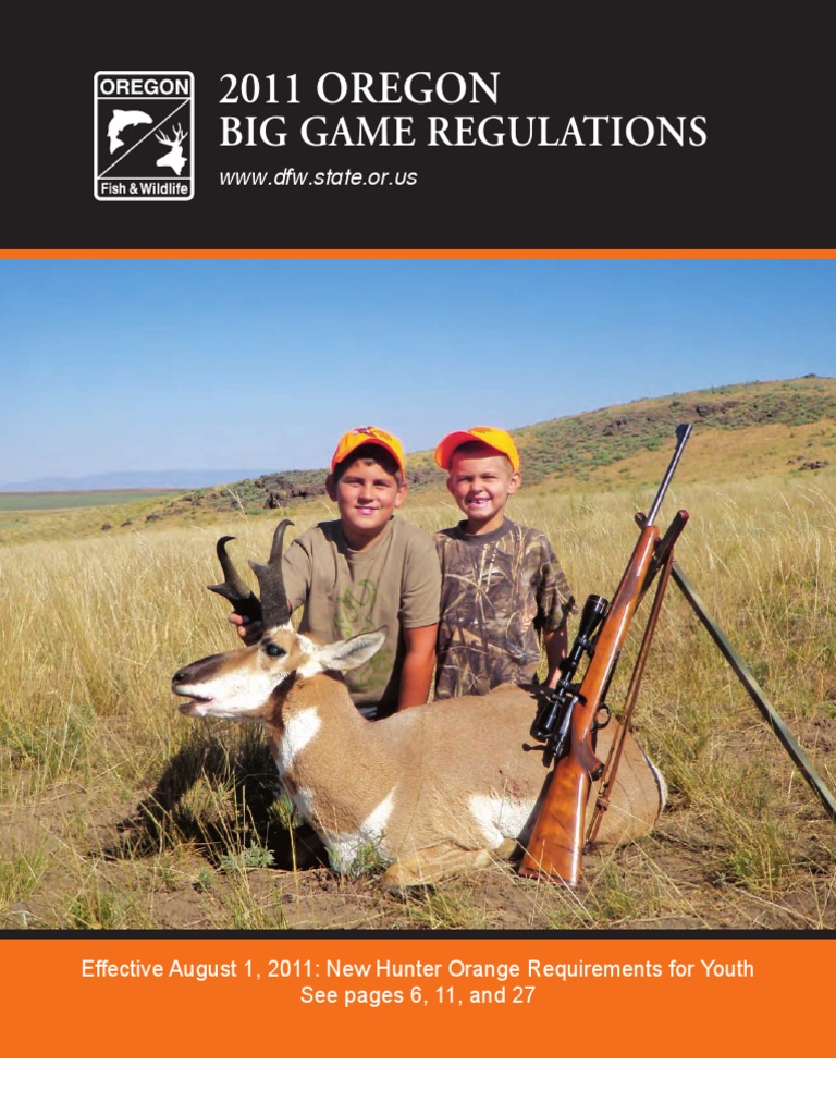 2011 Big Game Regs | PDF | Big Game Hunting | Hunting