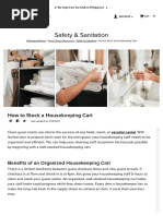 Houseman Job Checklist | PDF | Home & Garden