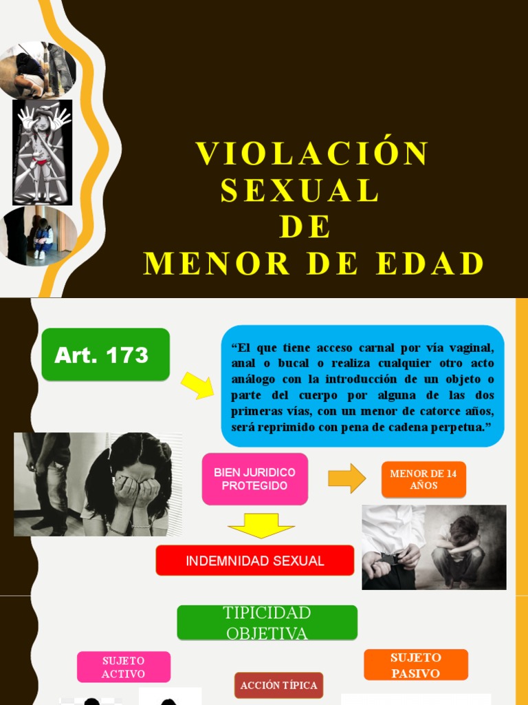 2 PPT Violacion Sexual de Menores | PDF | Violación | Derecho penal