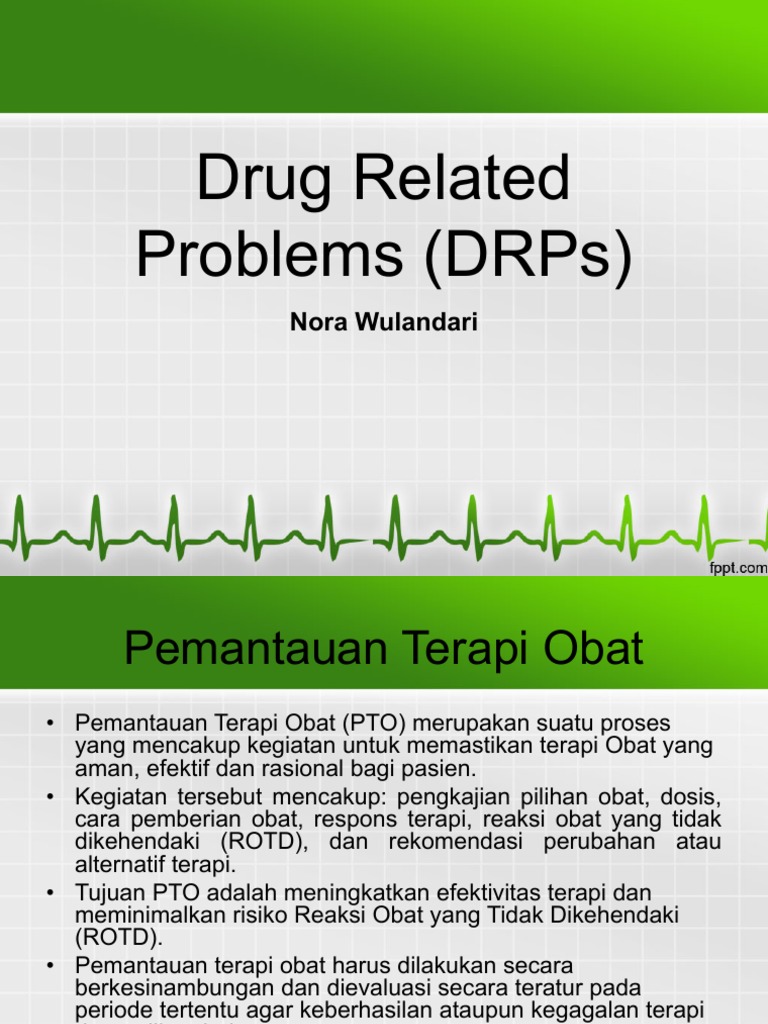 MATERI 7-Drug Related Problems (DRPS) | PDF