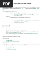 Cambridge Writing email informal ejemplos B1 | PDF | Lingüística ...