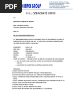 Full Corporate Offer Fco | PDF | Letter Of Credit | Business