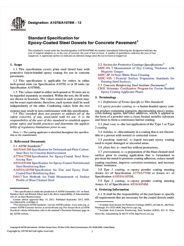 Astm A 1078 A4 | PDF