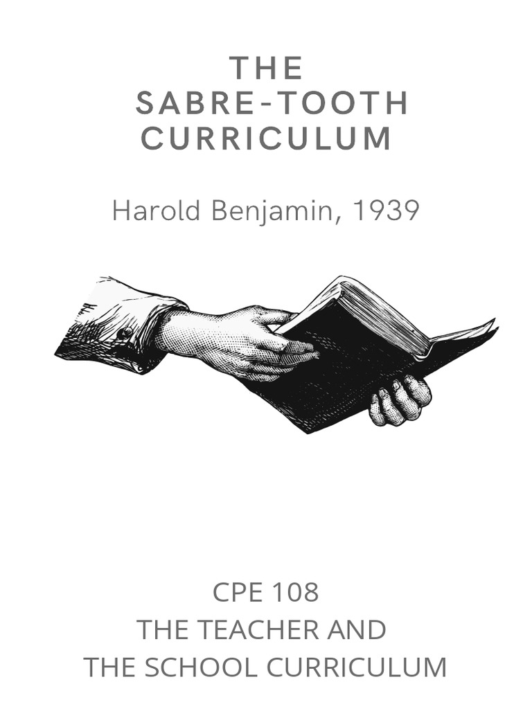 The Sabre Tooth Curriculum | PDF