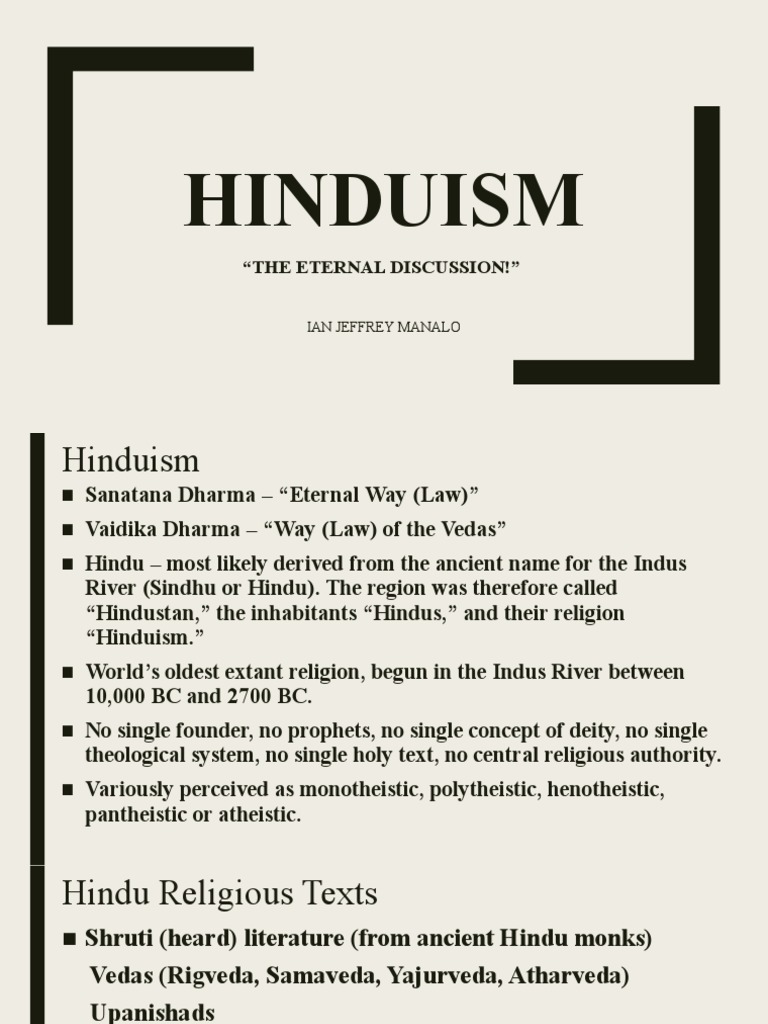 Hinduism | PDF | Vedas | Brahman