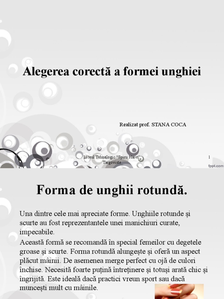 Alegerea Corecta A Formei Unghiei | PDF