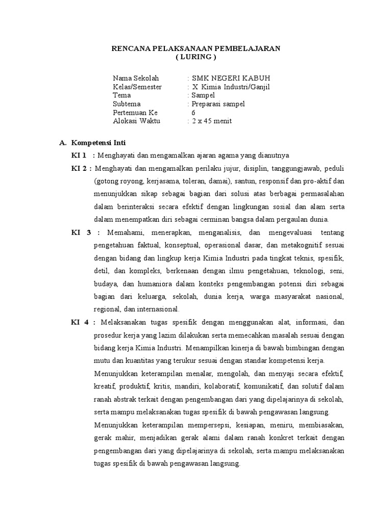 Rancangan Pembelajaran Sampling | PDF