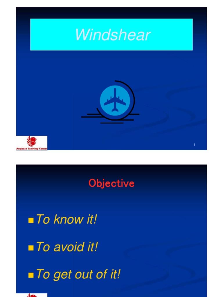 Windshear | PDF | Wound | Aviation