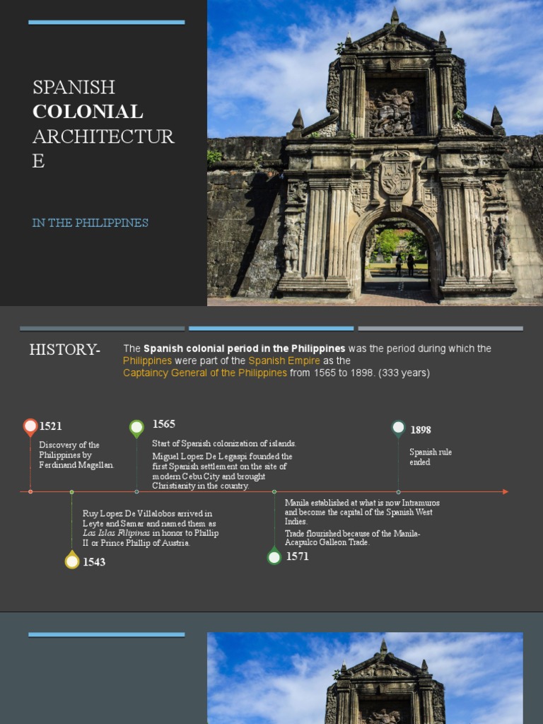 Spanish Architectur E: Colonial | PDF | Spanish Empire | Philippines