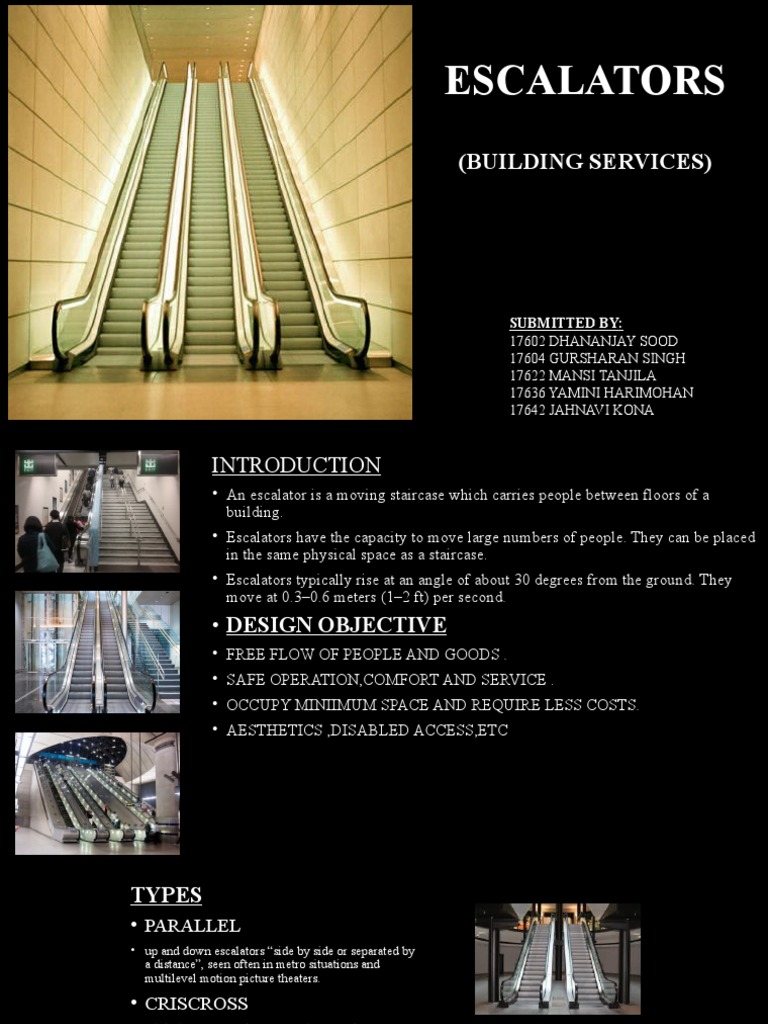 Escalators: (Building Services) | PDF | Escalator | Mechanical Engineering