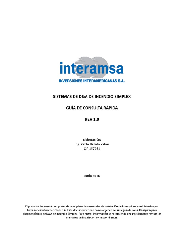 Guía Simplex | PDF | Equipo | Bienes manufacturados