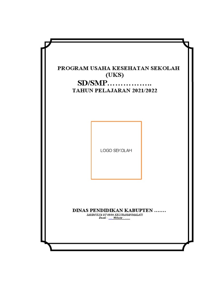 Contoh Program UKS UPTD SDN 3 Malati | PDF | Kesehatan Holistik