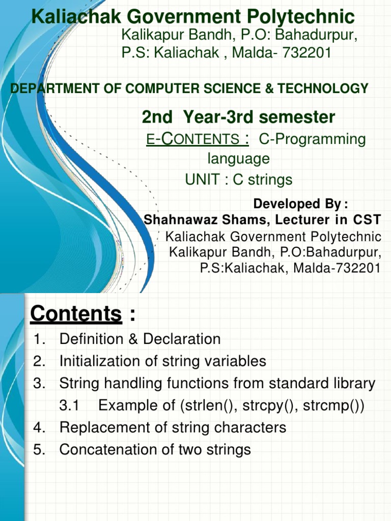 Pdf On String New Pdf String Computer Science Array Data Type