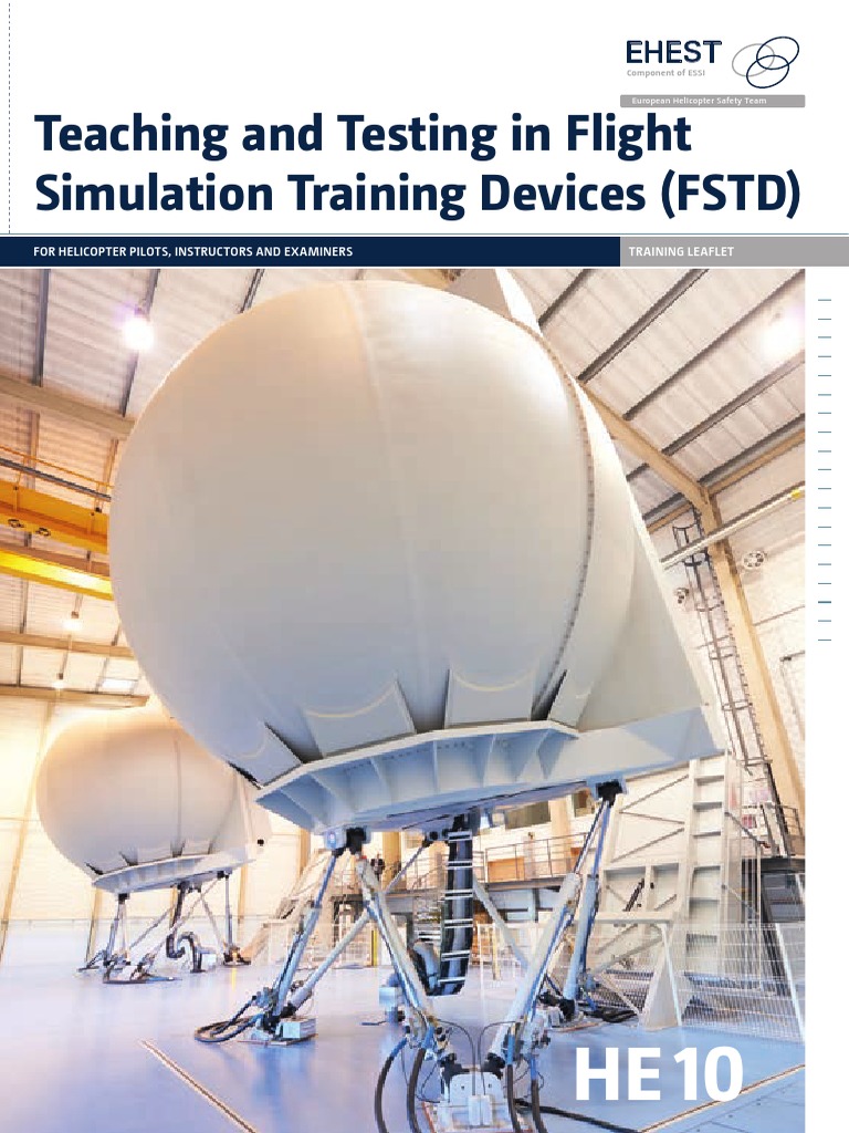 Teaching and Testing in Flight Simulation Training Devices (FSTD) | PDF ...