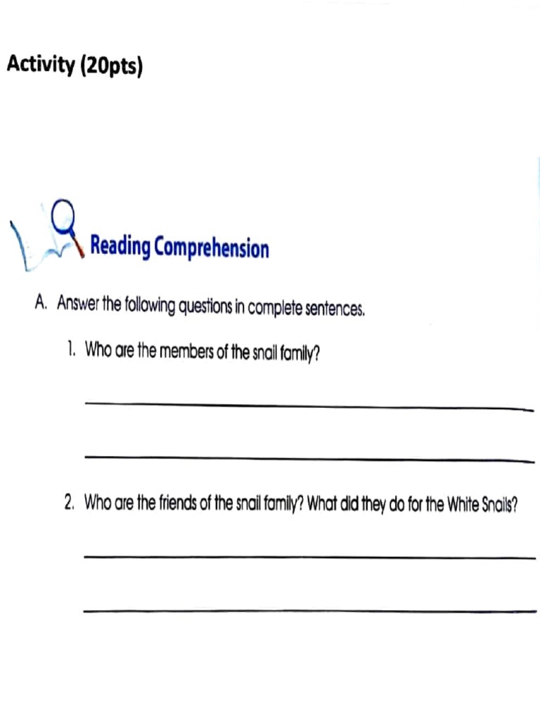A Happy Family Questions | PDF