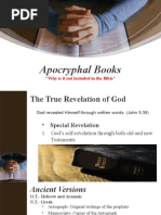 List of Apocryphal Books | PDF | Ancient Literature | Religious Texts