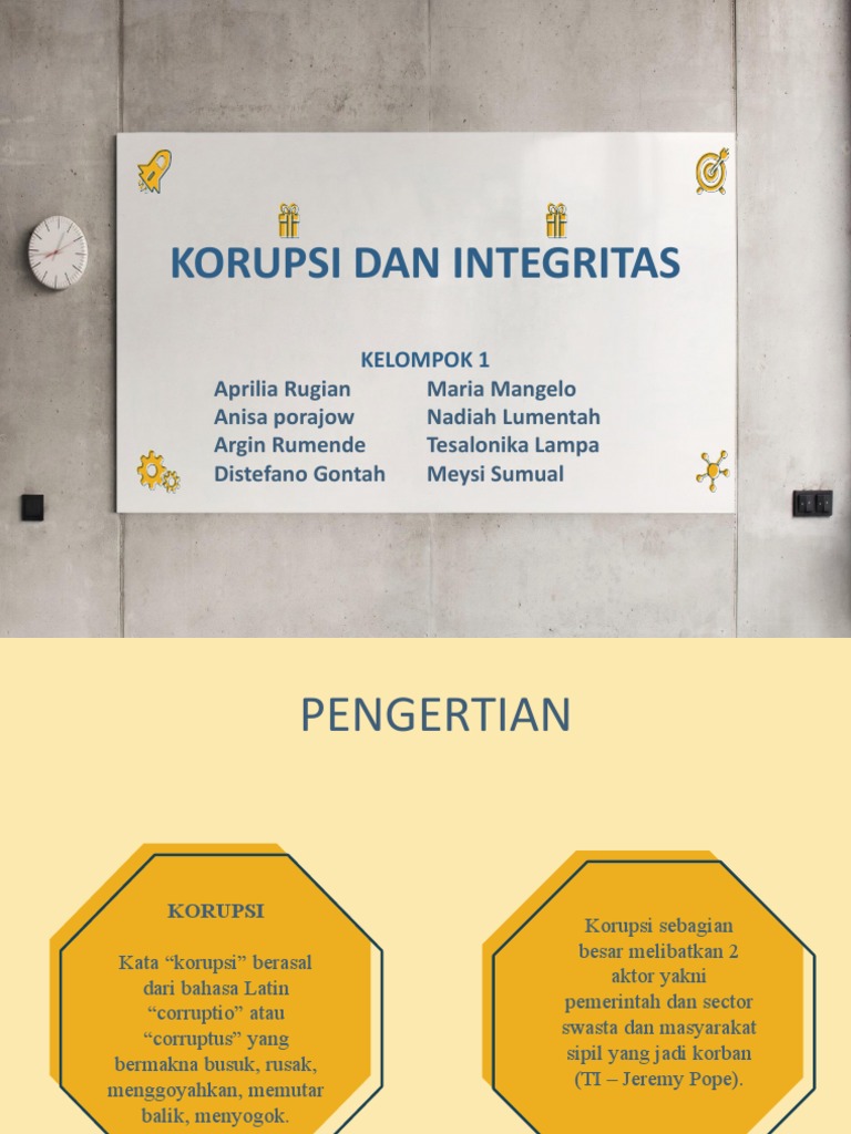 Korupsi Dan Integritas | PDF