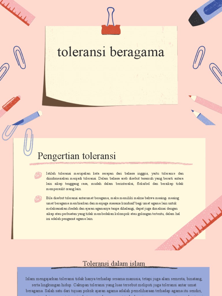 Toleransi dalam Islam | PDF | Politik