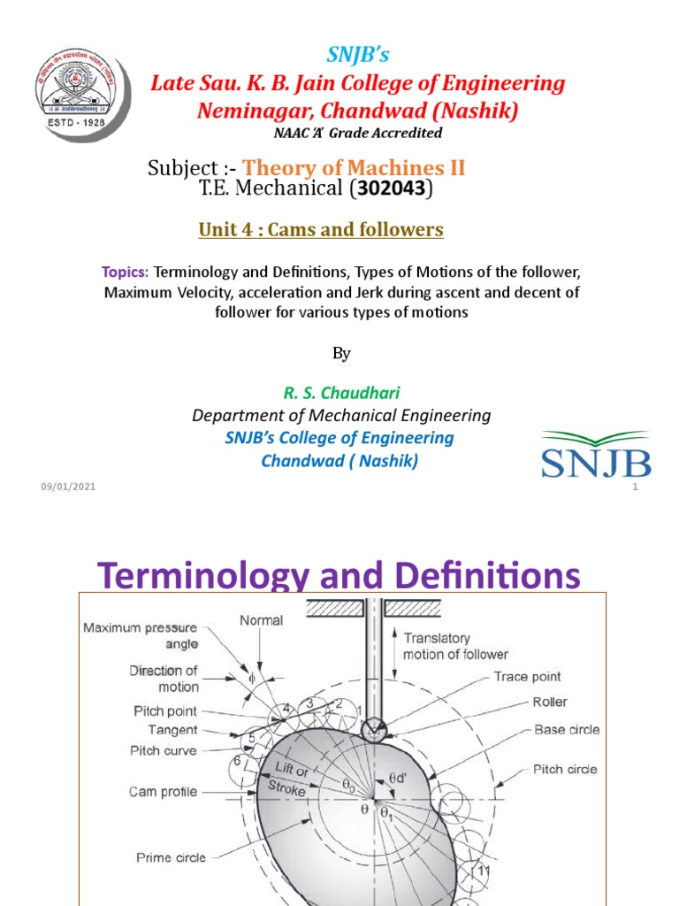 Cams and Followers in Mechanical Engineering | PDF