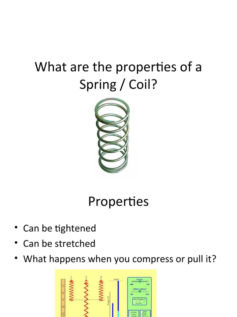 Properties and Applications of Springs | PDF