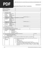 Electricity Connection Application Form | PDF | Mains Electricity ...
