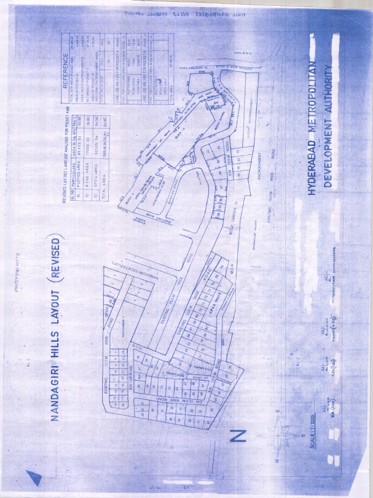 Nandagiri - Hills Huda Layout Map | PDF
