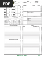 GURPS - 4th Edition - Basic Set - Characters | PDF | Leisure | Sports