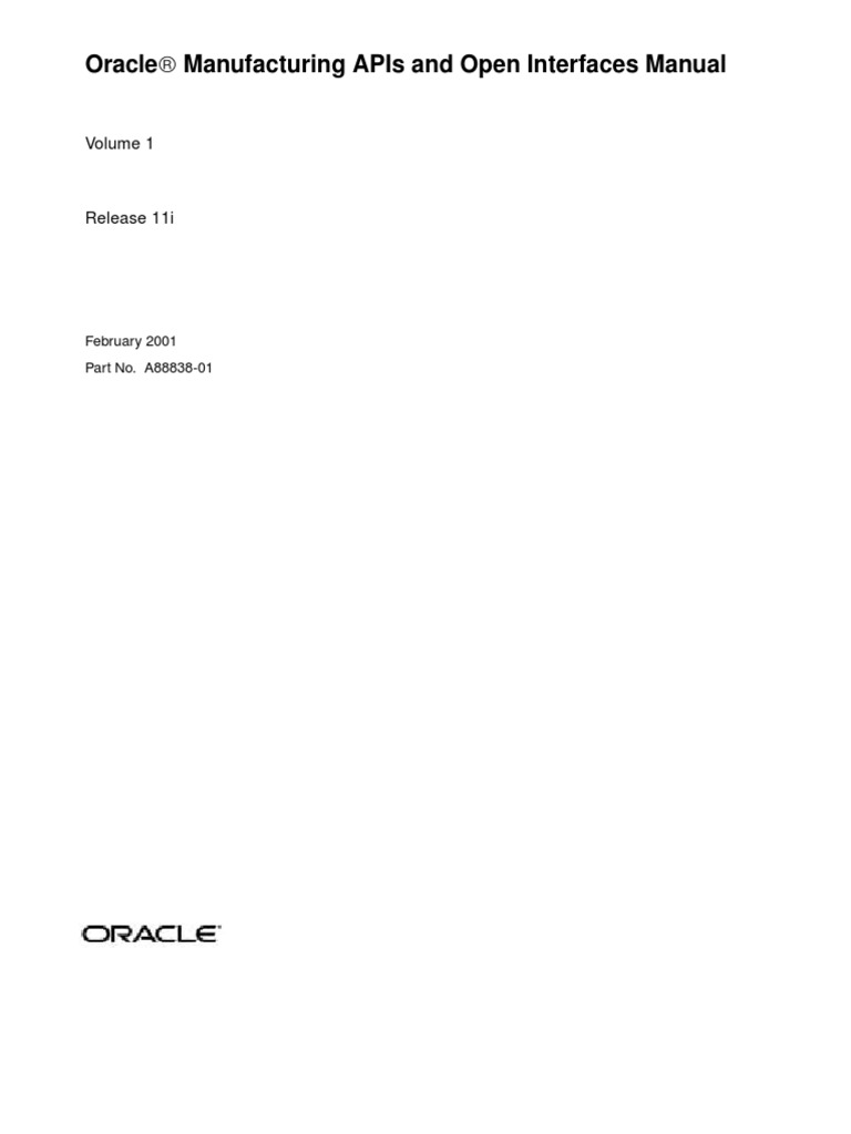 115 Mfgapi | PDF | Oracle Database | Application Programming Interface