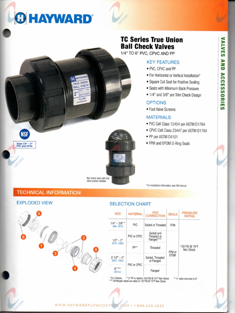 Valvula Check PVC | PDF | Valve | Gases