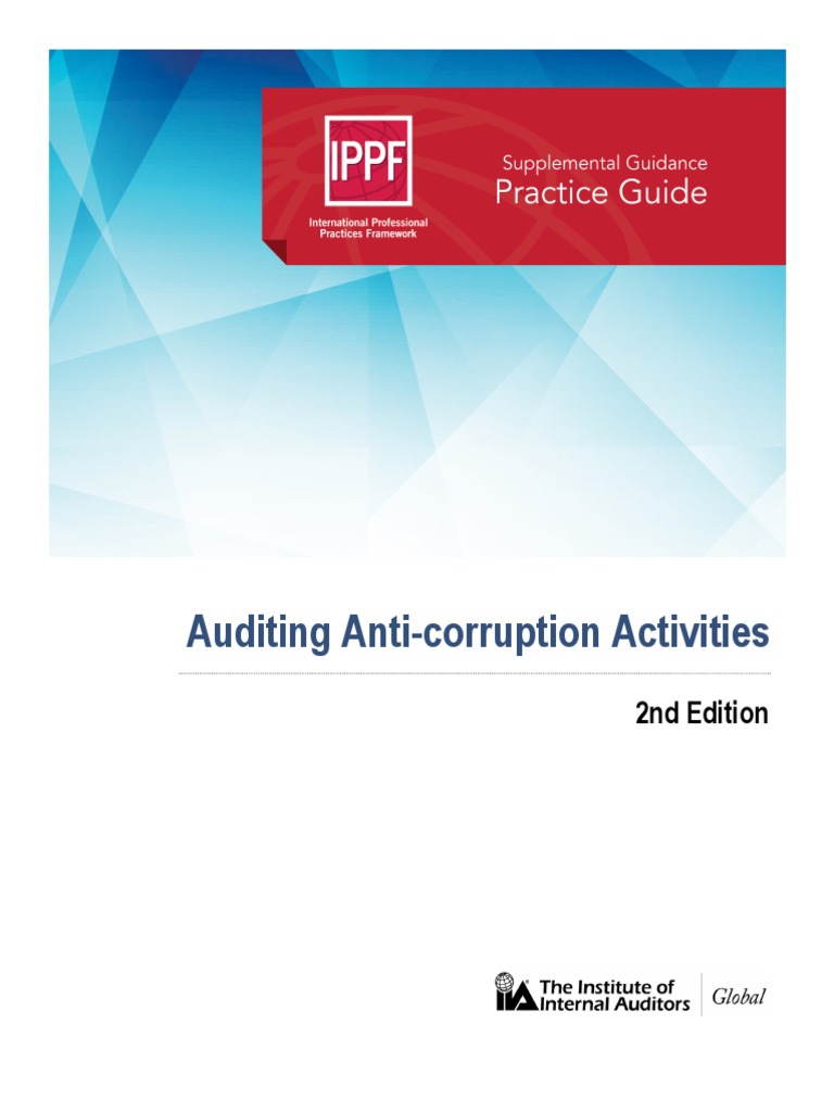 Auditing Anti-Corruption Activities: 2nd Edition | PDF | Internal Audit ...