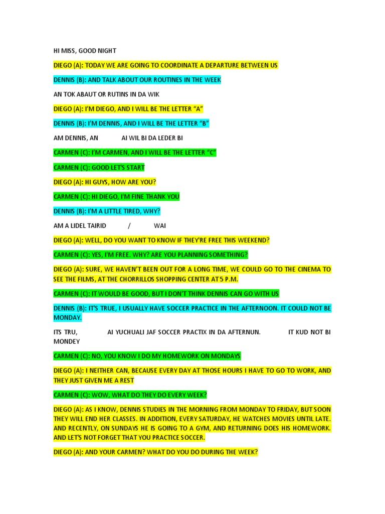 Draft of Our Conversation 1 | PDF