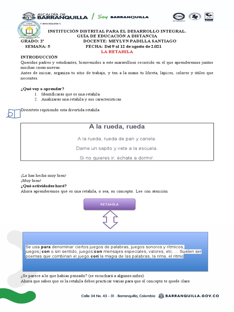 A La Rueda, Rueda | PDF