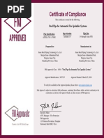 Fire Pump Contractors Material and Test Certificate For Fire Pump ...