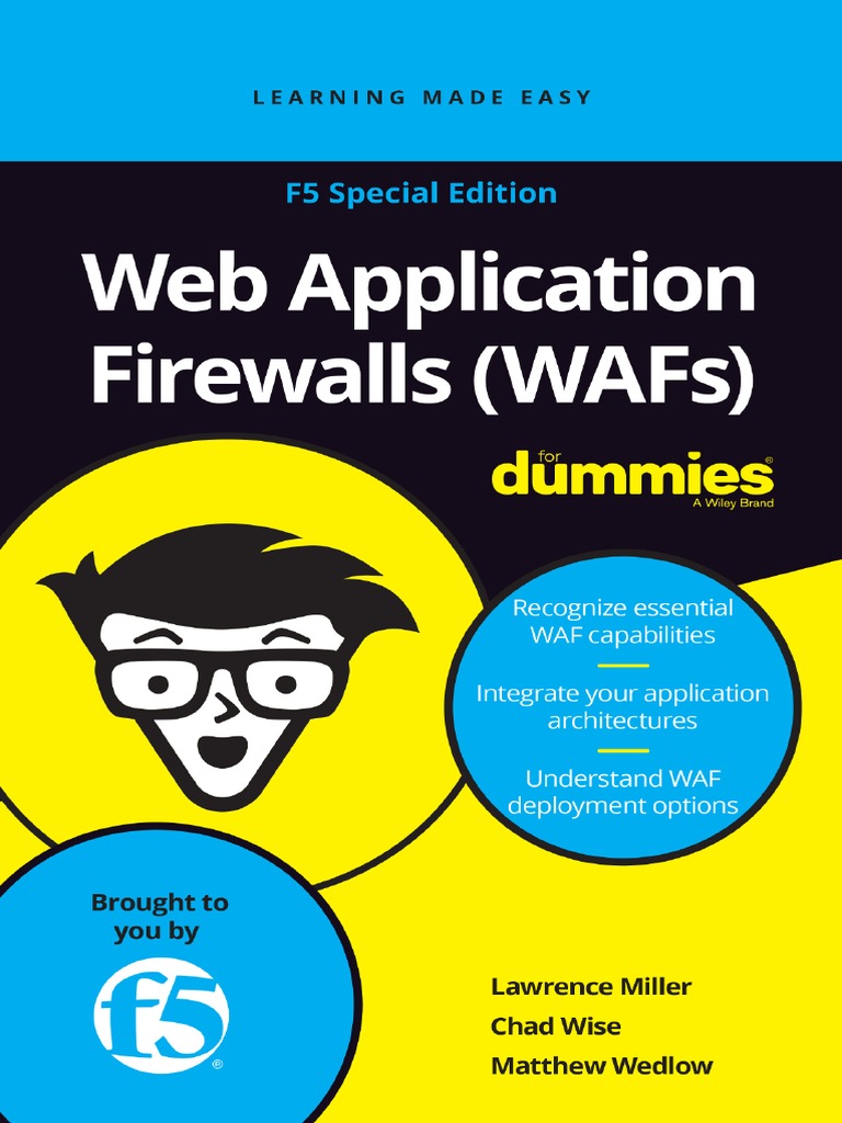 F5 Ebook Web Application Firewalls (WAFs) For Dummies F5 | Download ...