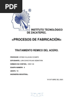 Cuadro Comparativo Tratamientos Termicos | PDF | Acero | Tratamiento a base de calor