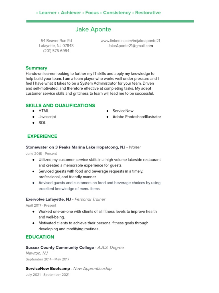 Jake Aponte: - Learner - Achiever - Focus - Consistency - Restorative ...