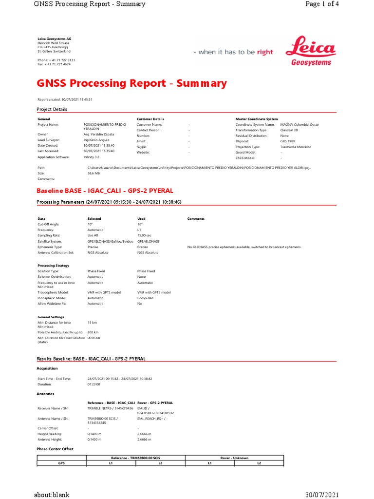 Reporte GPS - 2 | PDF | Global Positioning System | Navigation
