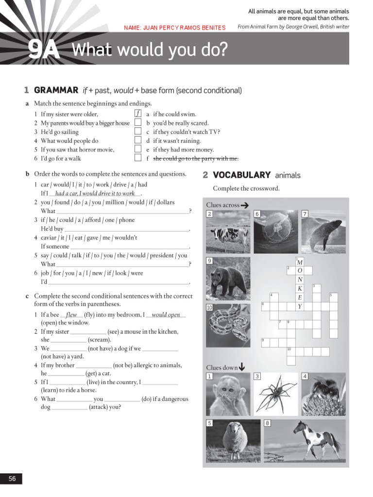 9a, 9B, 9C Workbook-Tarea | PDF