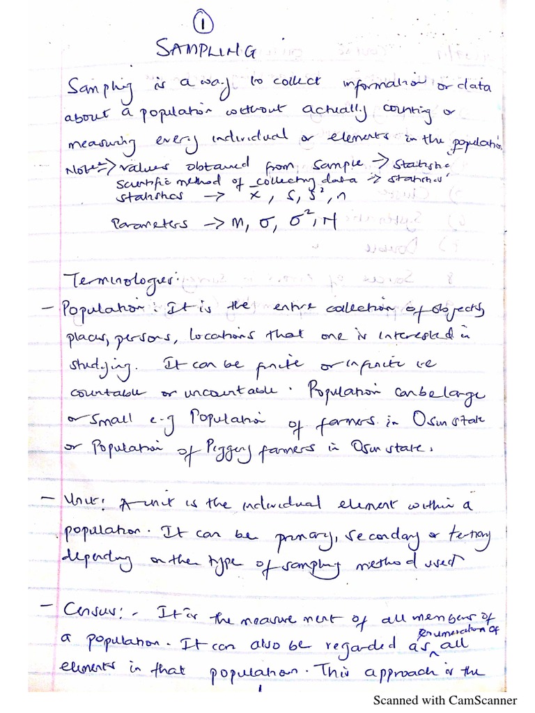 Introduction To Sampling Techniques | PDF
