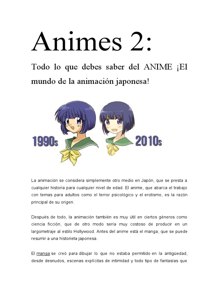 Animes 2 | PDF | Anime | Manga