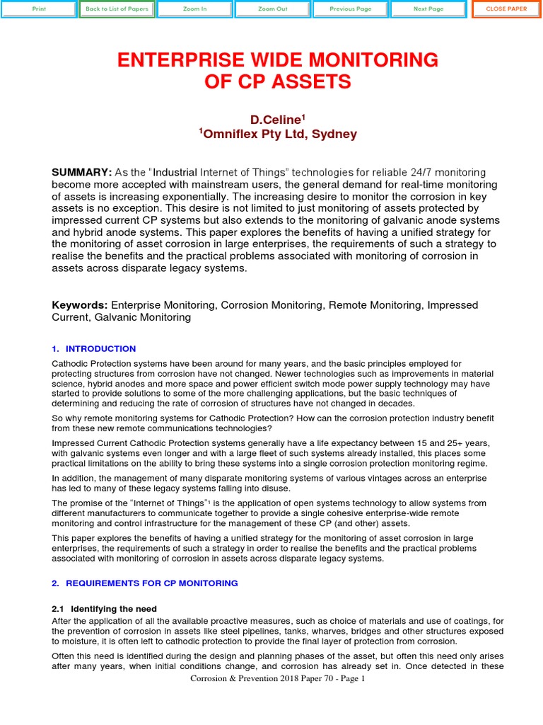 Celine, David Paper 70 | PDF | Internet Of Things | Corrosion