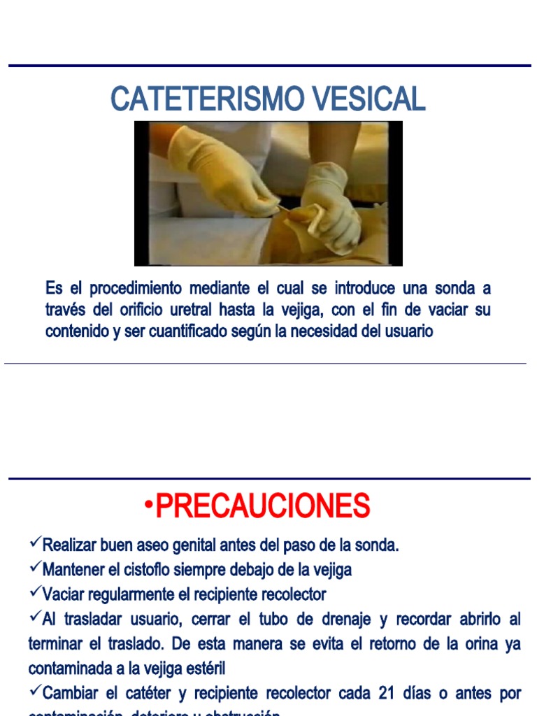 Cateterismo Vesical 5 | PDF | Vejiga urinaria | Sistema urinario