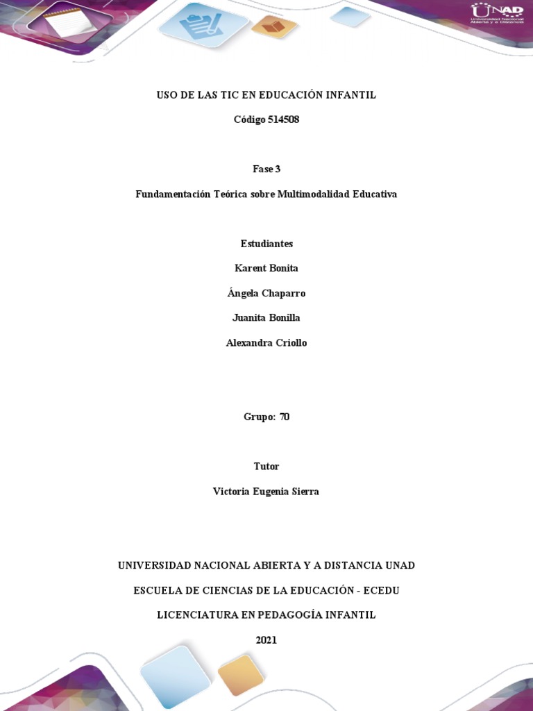 Unidad 2 - Fase 3-Grupal Compilado | PDF | Aprendizaje | Plan de estudios