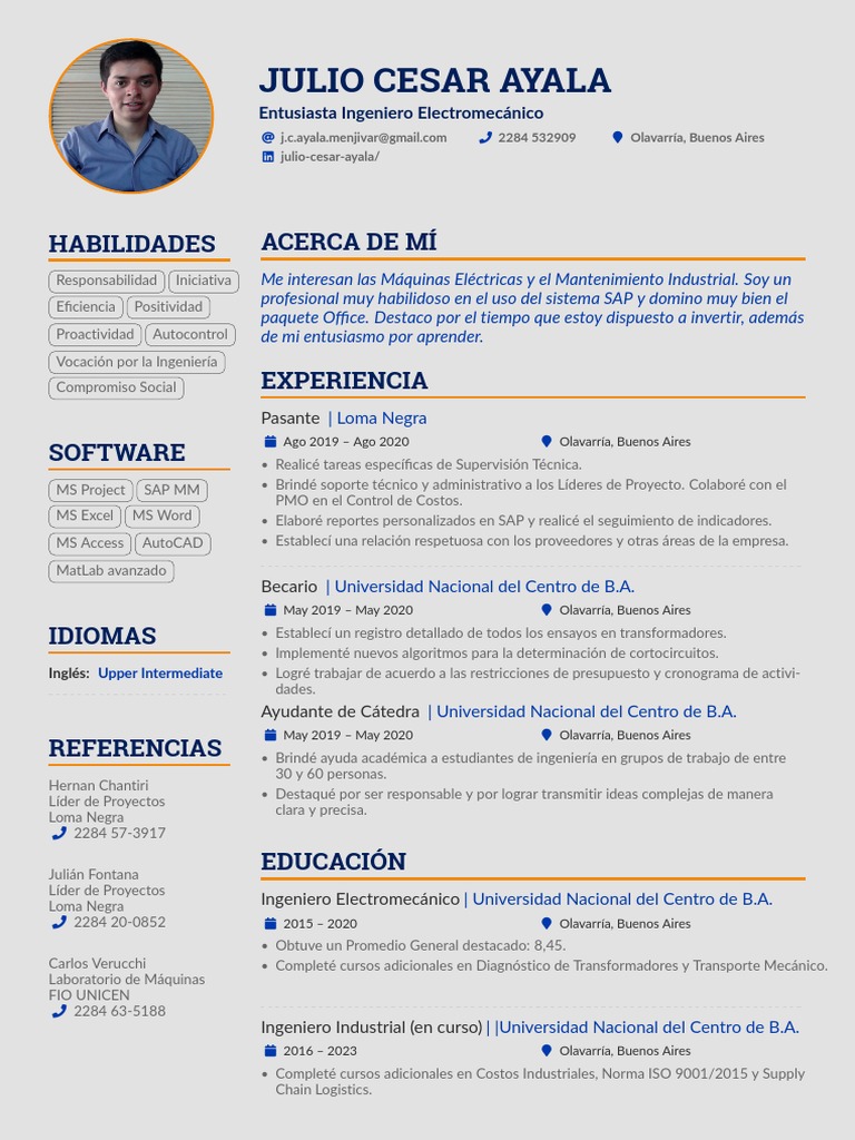 AltaCV NicolasOmar Fork | PDF | Informática