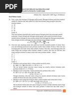 Soal & Solusi OSK Matematika SMP | PDF