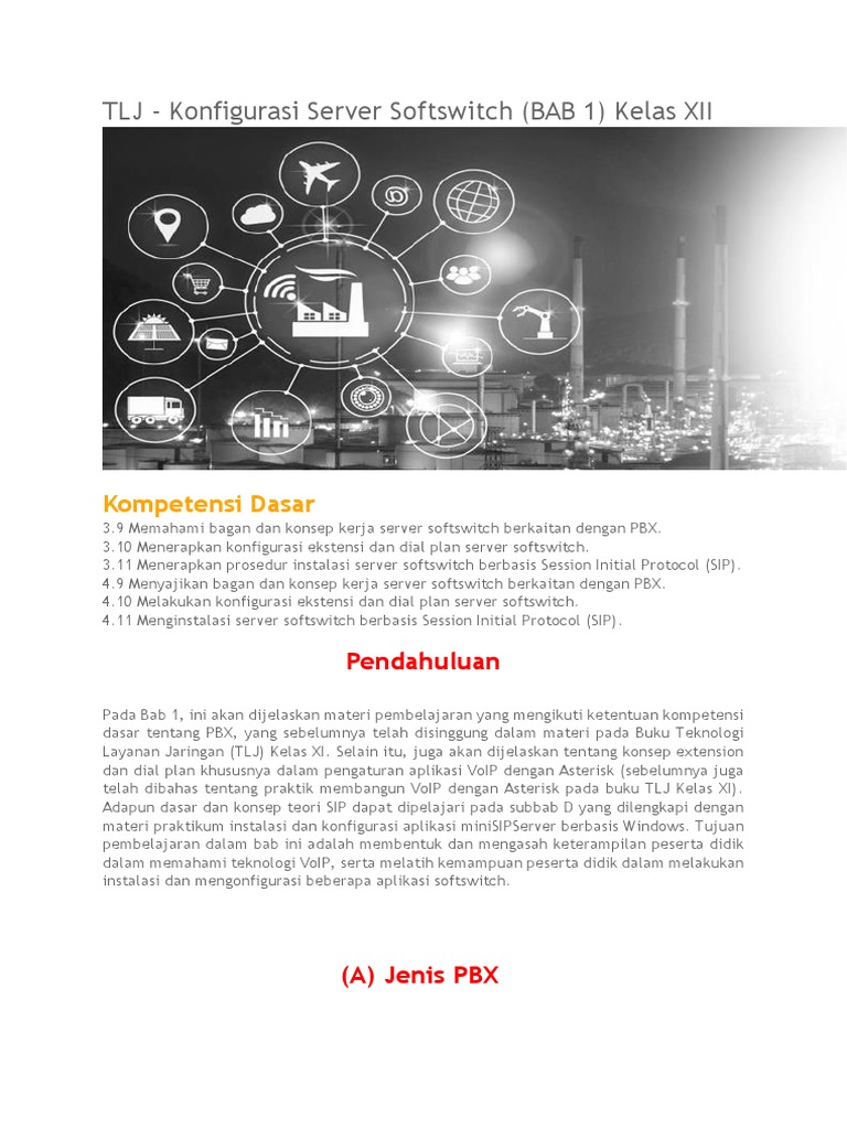 Konfigurasi Server Softswitch PBX | PDF